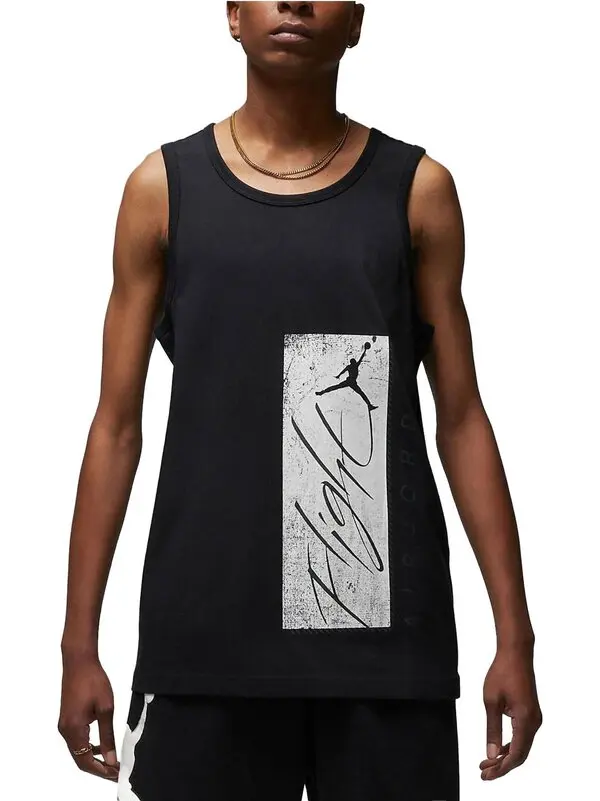 JORDAN Essentials Graphic Tank - Black/white