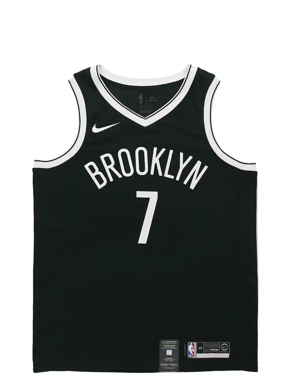 Nike Brooklyn Nets Kevin Durant #7 Jersey - Black