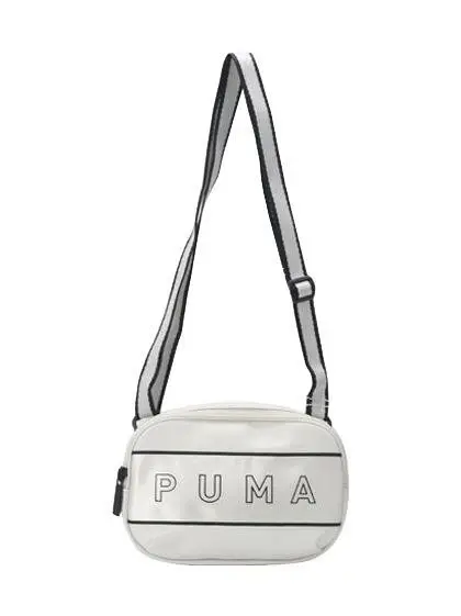 PUMA Crossbody Bag With Logo Detail - White/black