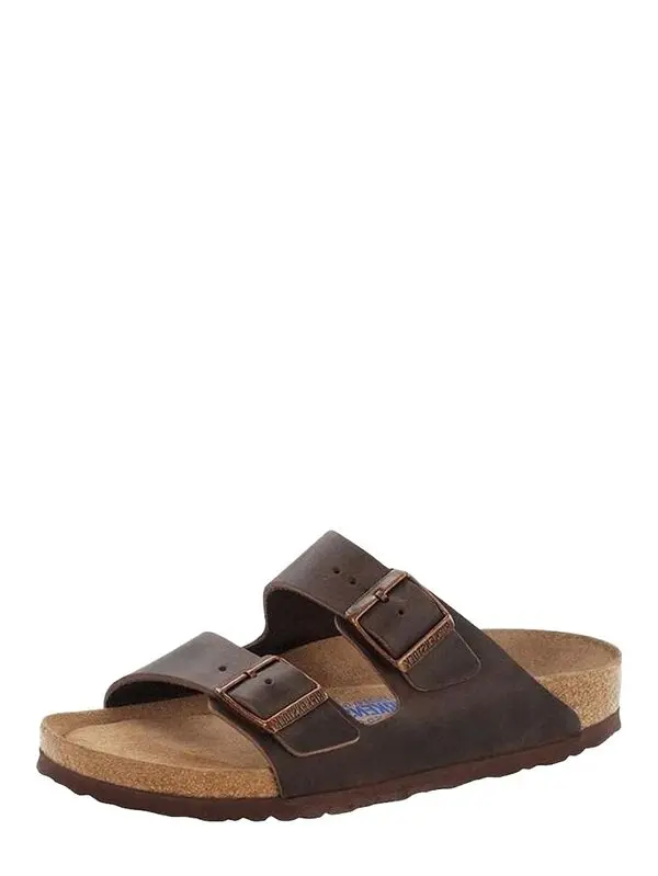 BIRKENSTOCK Arizona Soft Footbed Oiled Leather - Brown