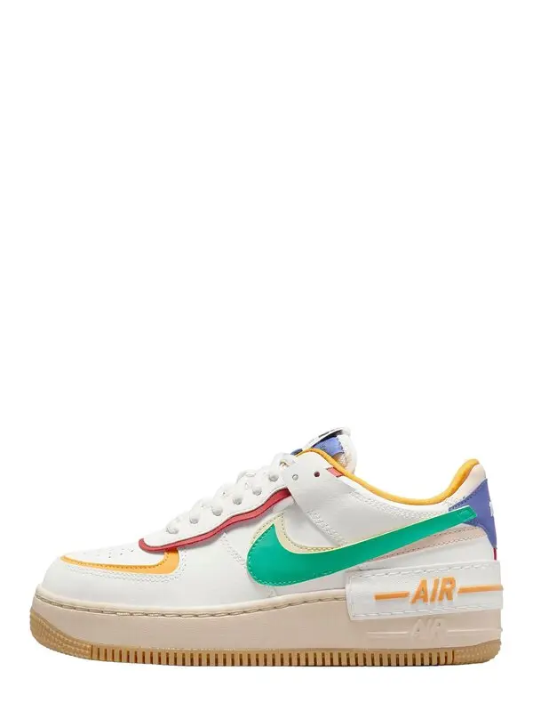 Nike Force 1 Shadow Sneakers - White/red/green