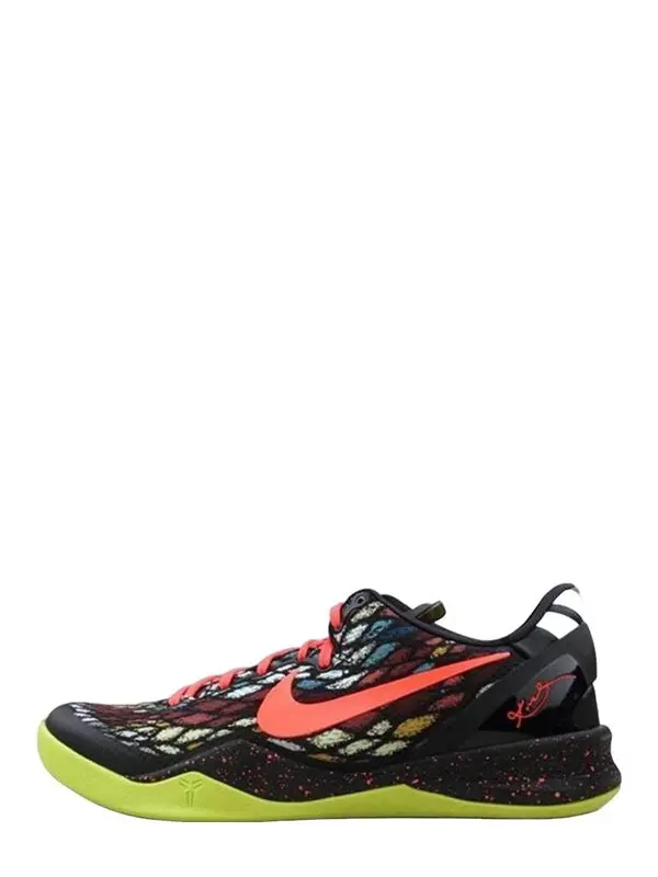 Nike Kobe 8 System Gc "christmas" Basketball Sneakers - Black/multi-colour