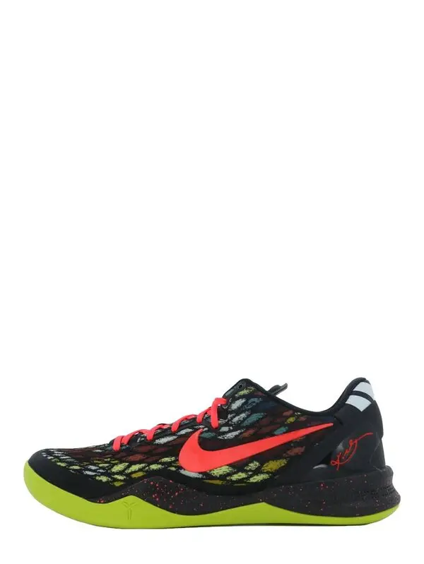Nike Kobe 8 System Gc "christmas" Basketball Sneakers - Black/multi-colour