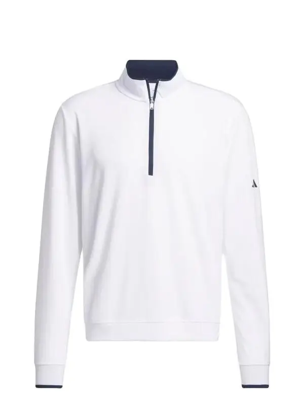 Adidas Lightweight Half-zip Top - White
