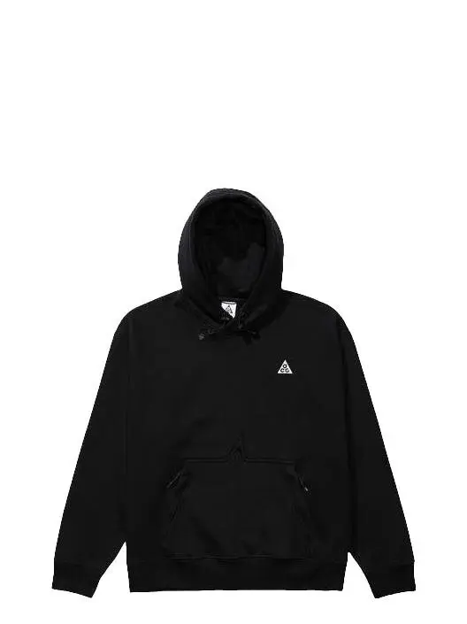 Nike Embroidered Logo Hooded Pullover - Black