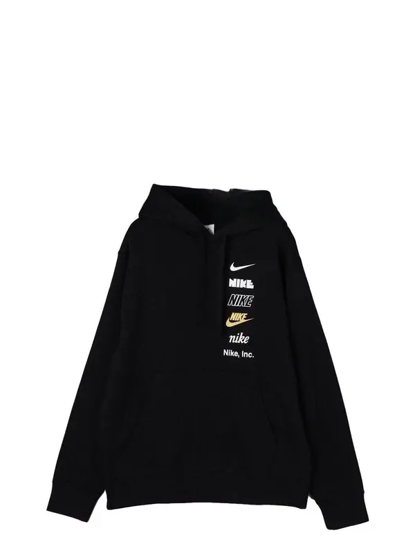 Nike Club Fleece Pullover Hoodie - Black/multi-color