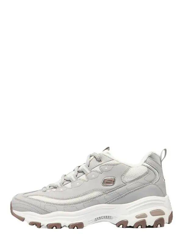 Sketchers D'lites-looking Glass Athletic Sneakers - Grey