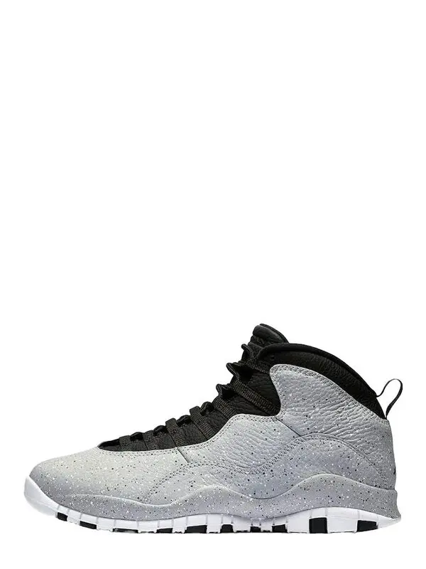 JORDAN 10 Retro 'cement - Light Smoke/univ-red-blk-wht