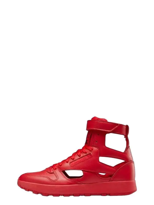 REEBOK X Maison Margiela Classic Leather Tabi High Top Sneakers - Vector Red/footwear White/black