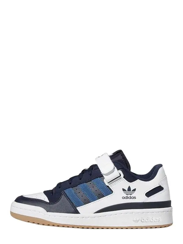 Adidas Originals Forum Low Top Sneakers - White/gray/blue