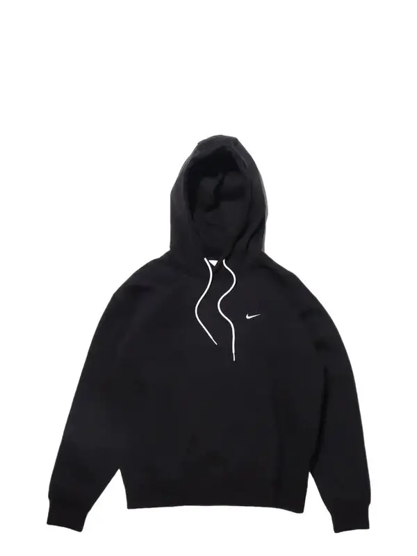 Nike Logo Embroidered Solid Color Fleece Lined Black - Multi-color