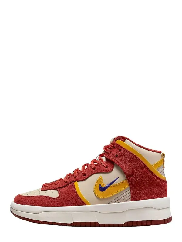 Nike Dunk High Up Sneakers - Red/brown
