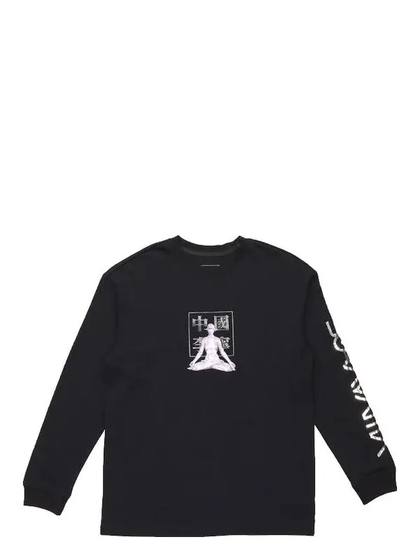 LI-NING X Hajime Sorayama Graphic Long Sleeve T-shirt - Black