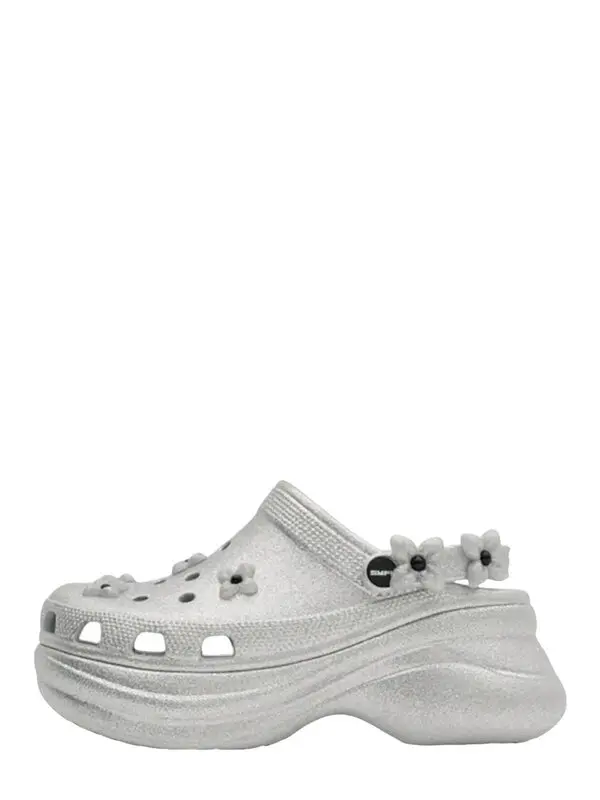CROCS X Smfk Bae Clog - Silver Glitter