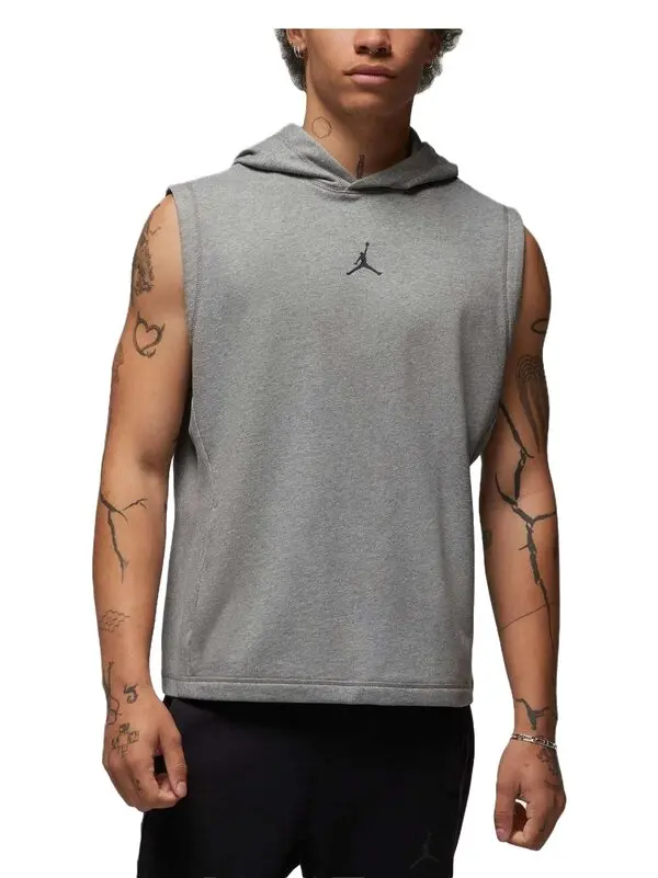 JORDAN Dri-fit Sport Sleeveless Hooded Vest - Grey