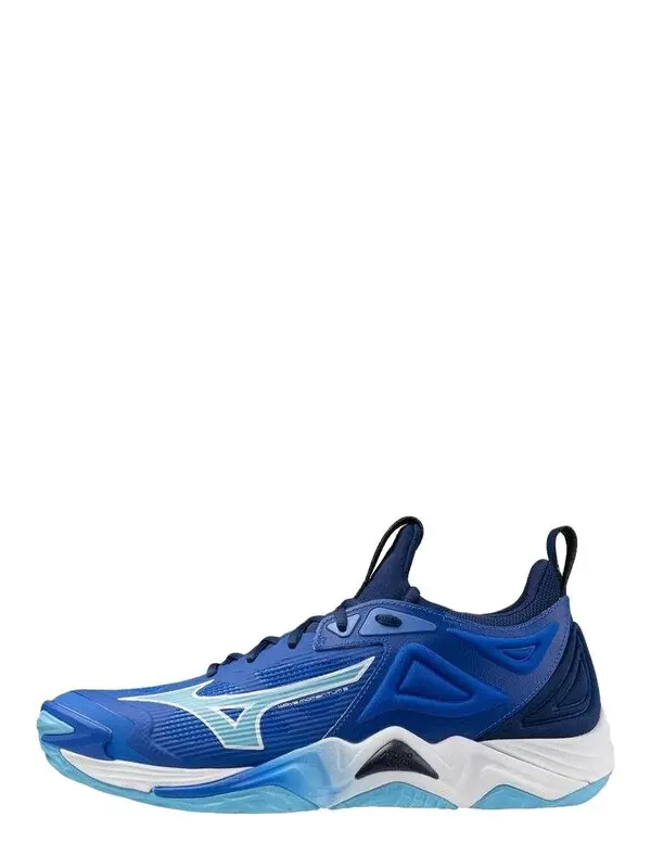 Mizuno Wave Momentum 3 Athletic Sneakers - Blue/white