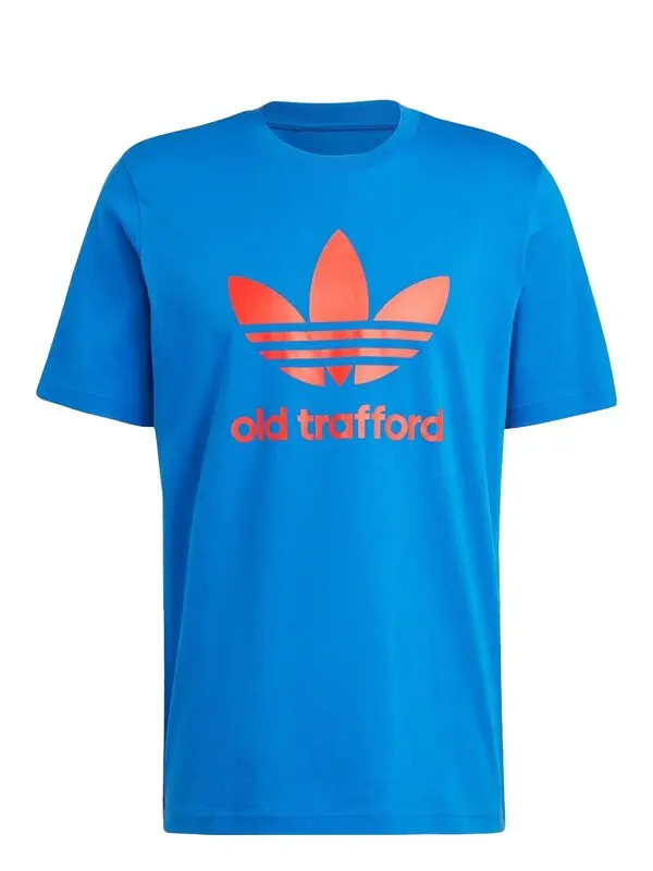 Adidas Originals Manchester United Og Trefoil T-shirt - Blue
