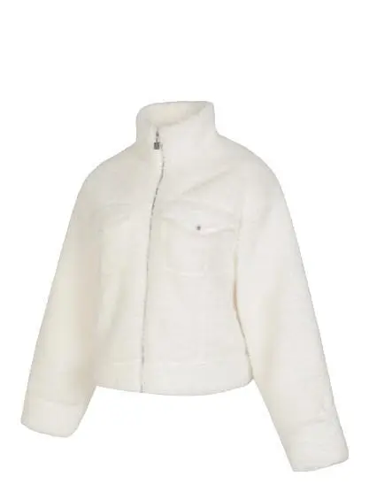 JORDAN Air Fuzzy High Pile Fleece Jacket - Sail