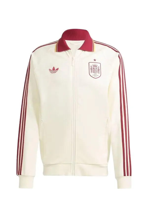 Adidas Spain 2026 Away Anthem Jacket - Off White