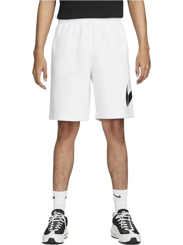 Nike Club Graphic Shorts - White