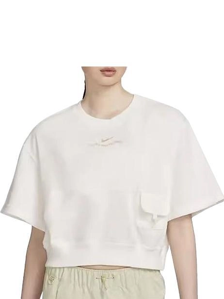 Nike French Terry Fleece T-shirt - Sail