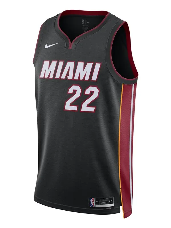 Nike Dri-fit Nba Miami Heat Jimmy Butler Icon Edition 2022/23 Swingman Jersey - None