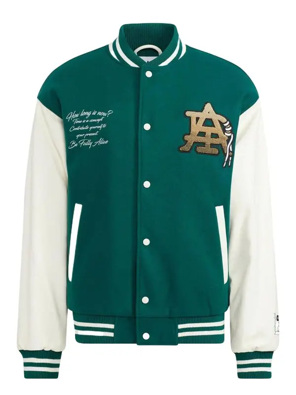 Adidas Originals Varsity Jacket - Green/white