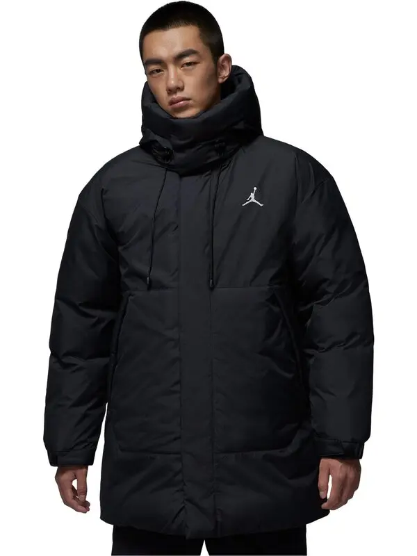 JORDAN Air Flight Down Parka - Black