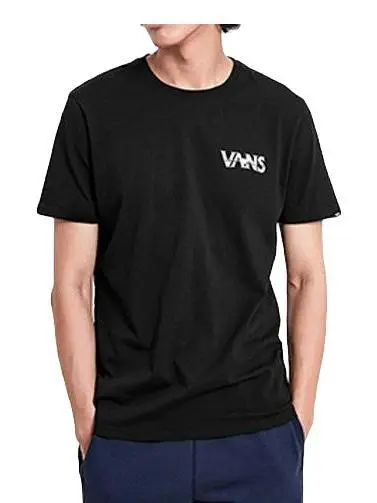 VANS Skeleton Printing Short Sleeve - Black