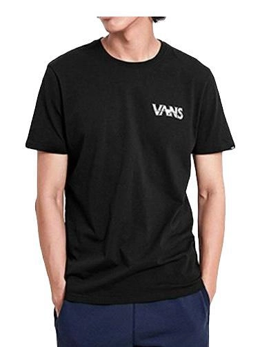 VANS Skeleton Printing Short Sleeve - Black