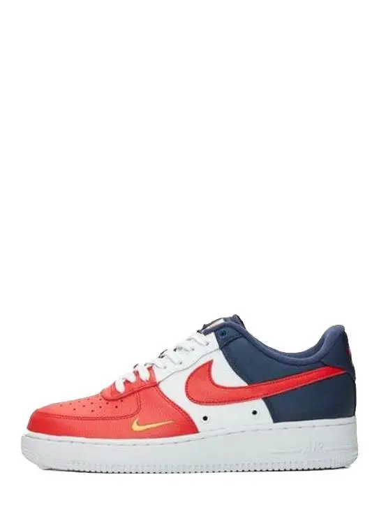 Nike Force 1 Low '07 Lv8 Athletic Sneakers - Red/white