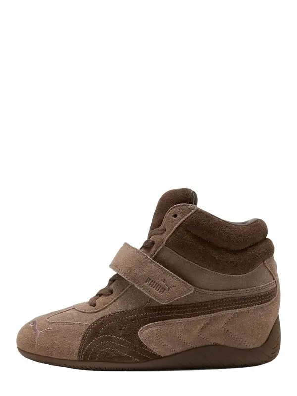 PUMA X Alexander Mcqueen Speedcat Mid Wedge Sneakers - Brown