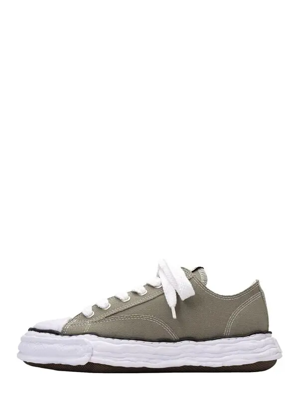 Mihara Yasuhiro Peterson 23 Og Sole Canvas Low Top Sneakers - Green