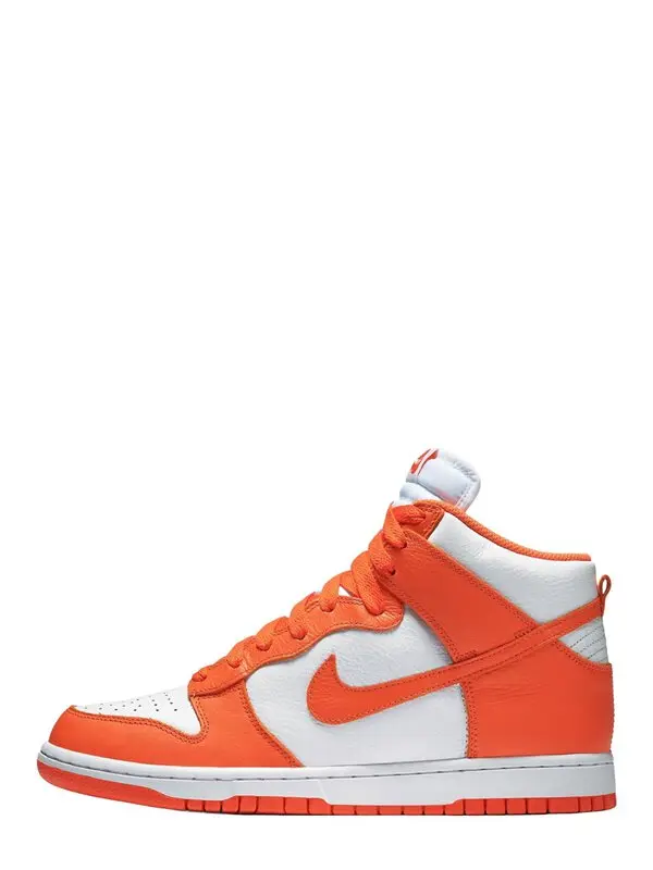 Nike Dunk High Retro Qs 'syracuse' Sneakers - White/orange