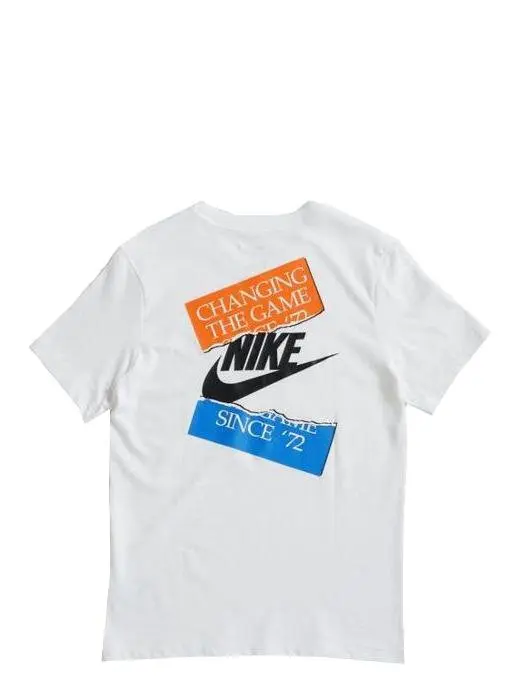 Nike Nsw Logo Round Neck Short Sleeve - White