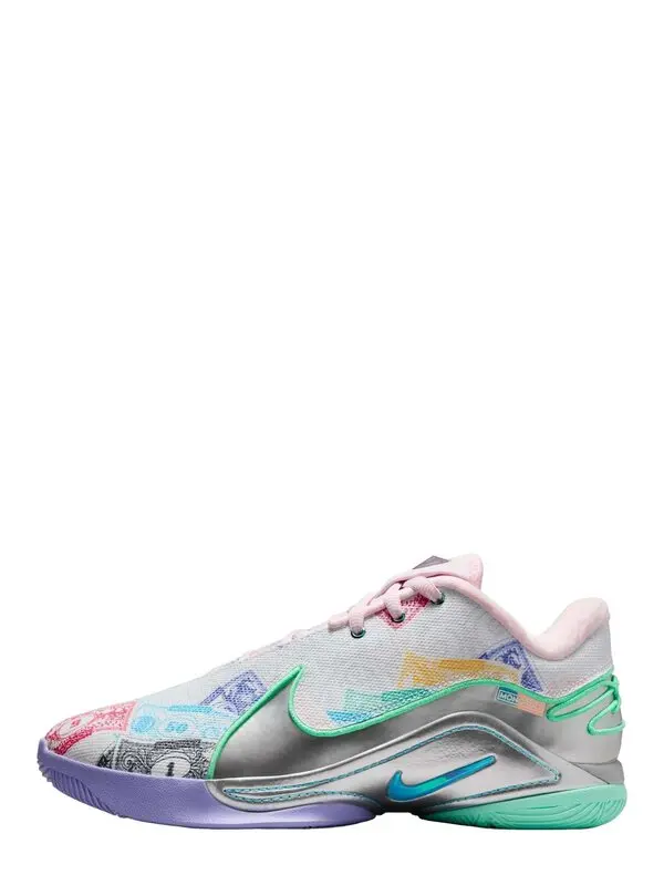 Nike X Monopoly Lebron 22 "baltic Blue Vapor Green Pink Foam" Sneakers - White/baltic Blue-vapor Green-pink Foam-metallic Silver