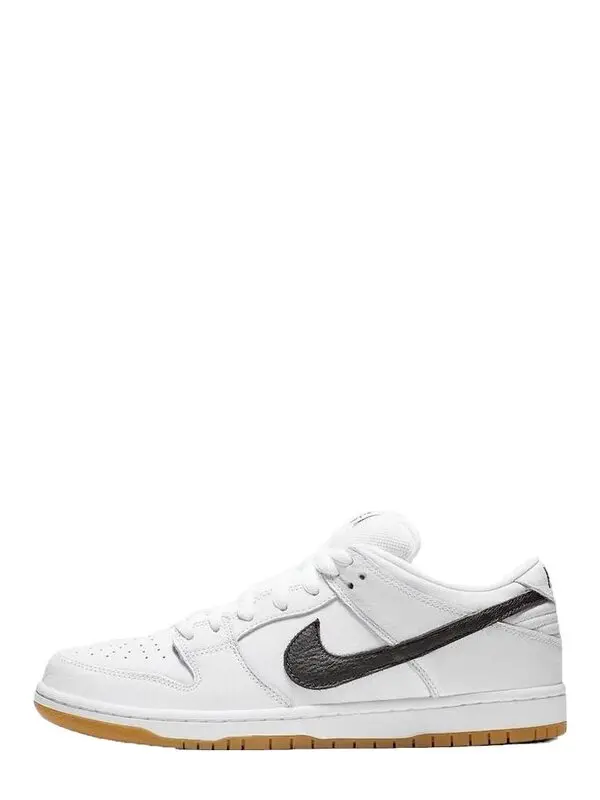 Nike Dunk Low Pro Iso Sb "orange Label" Sneakers - White/black