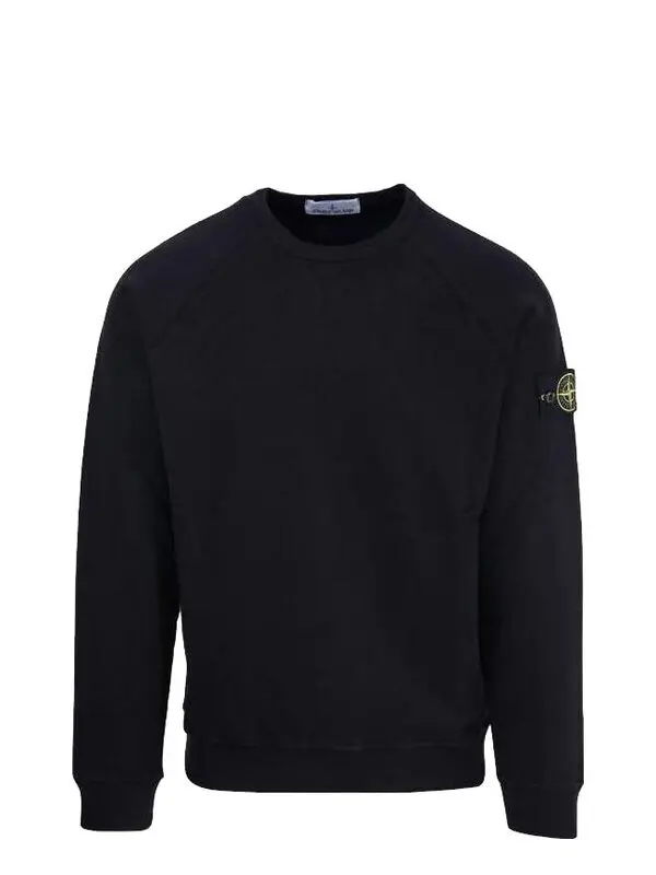 Stone Island Compass Patch Sweatshirt - Black