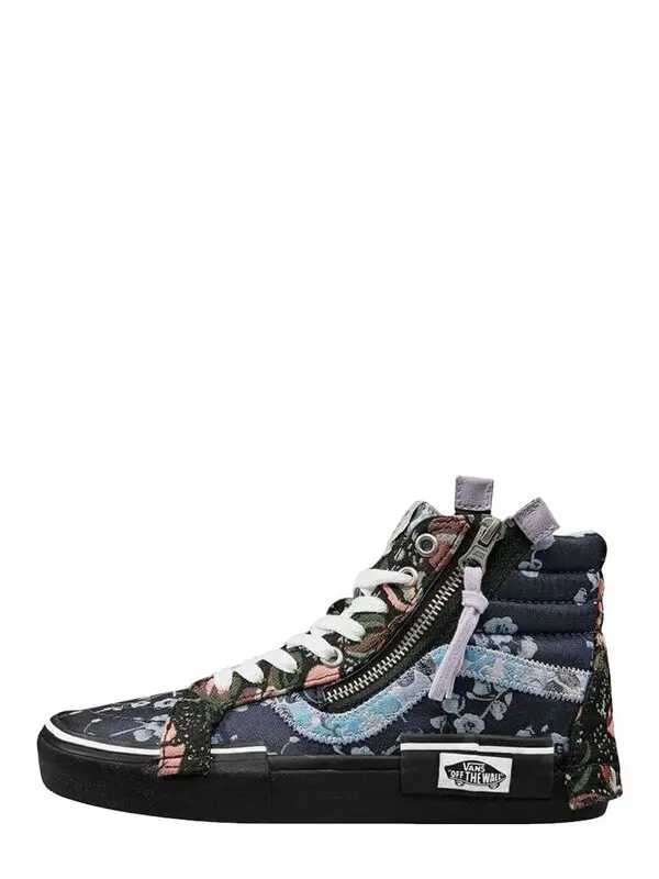 VANS Sk8-hi Reissue Cap 'florals' High Top Sneakers - Black