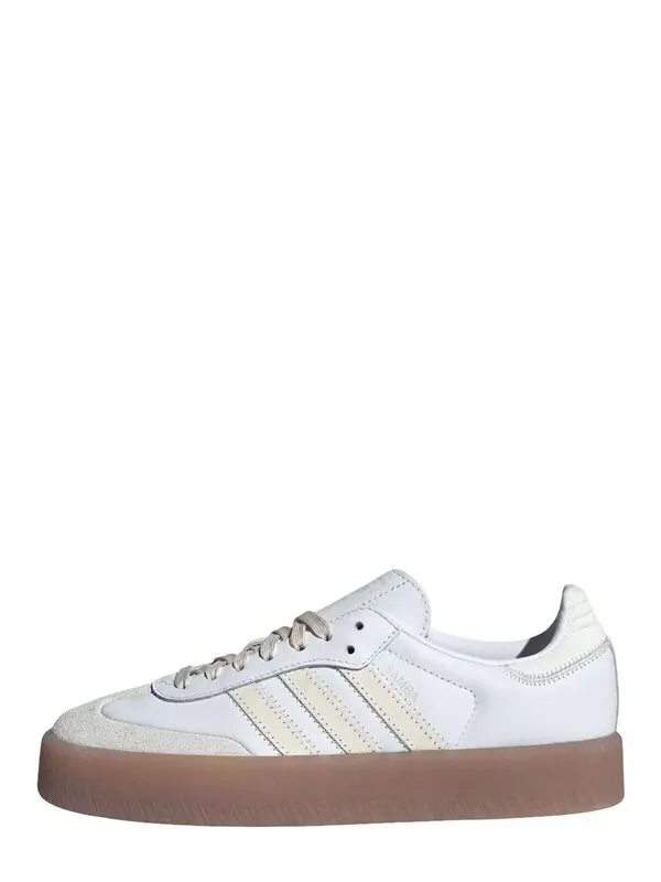Adidas Sambae Platform Sneakers - Beige/white/gum