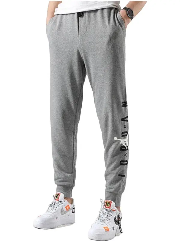 JORDAN Big Logo Basketball Pants - Grey