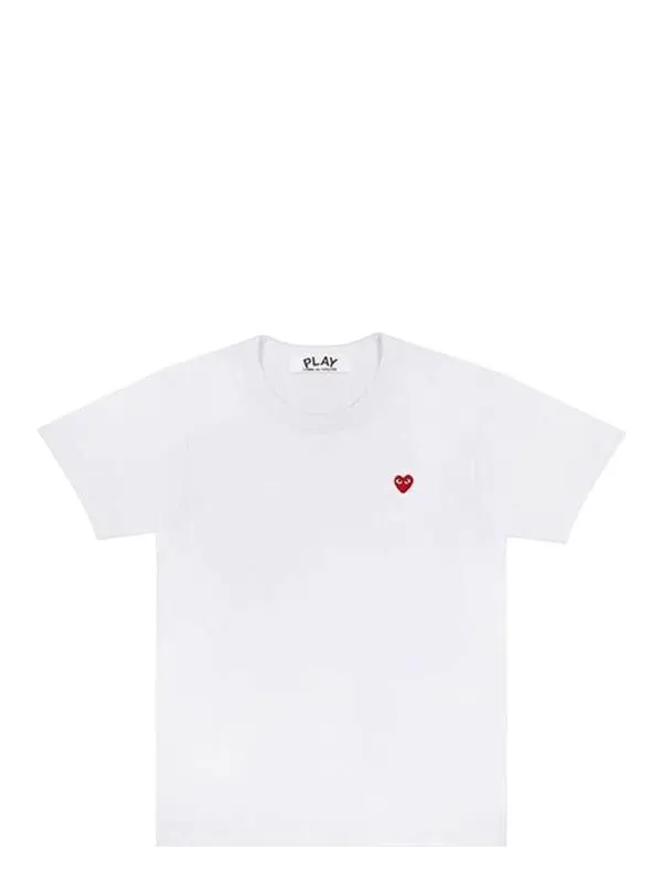 Play Comme Des Garcon Little Heart T-shirt - White