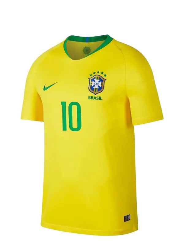 Nike Brazil Home Stadium Jersey - Yellow/green