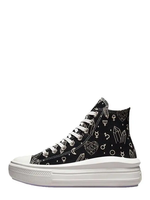 CONVERSE Chuck Taylor All Star Move High Top Sneakers - Black/white