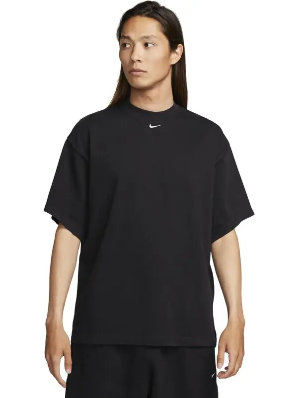 Nike Solo Swoosh Heavyweight Short Sleeve T-shirt - Black