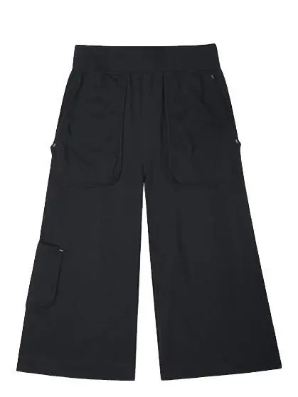 CONVERSE Knit Cargo Straight Casual Trousers - Black