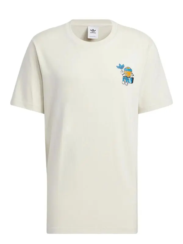 Adidas Originals Graphic T-shirts - White