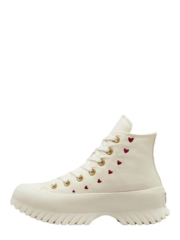 CONVERSE Chuck Taylor All Star Lugged 2.0 Platform High Top Sneakers - Cream/white/red