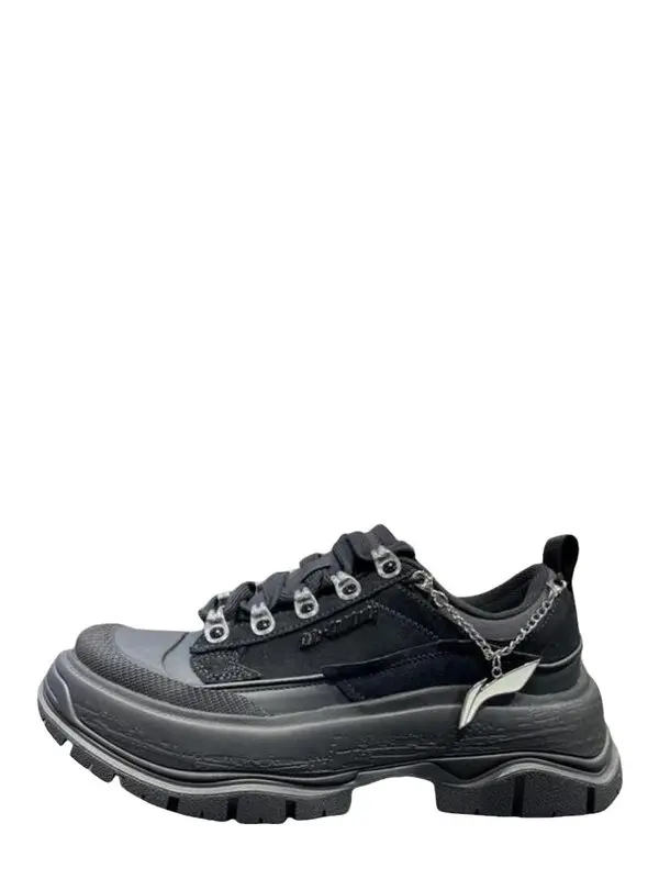 LI-NING Lifestyle Sneakers With Chain Detailing - Black/white