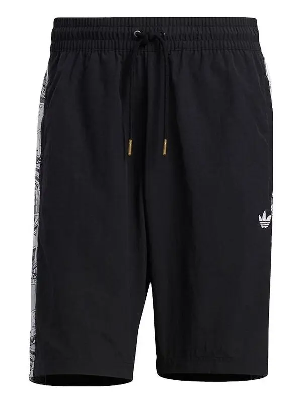Adidas Originals Manga Graphic Sports Shorts - Black